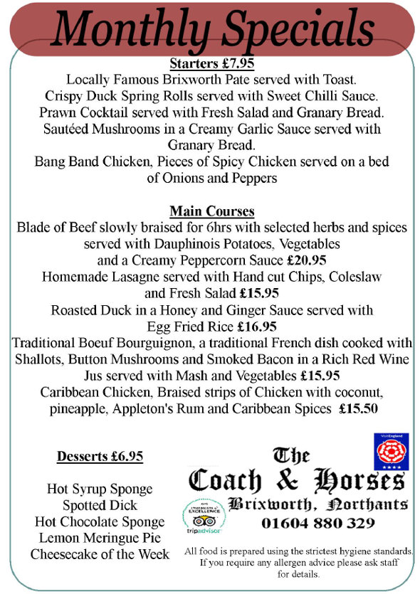 Coach and Horses, Brixworth